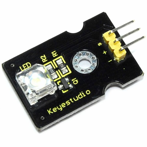 Keyestudio 8mm White LED Module KS0016 Arduino 5V DC Pi Piranha Flux Workshop | eBay