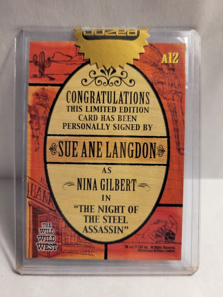 The Wild Wild West TV 2000 Auto A12 Sue Ane Langdon/Nina Gilbert ...