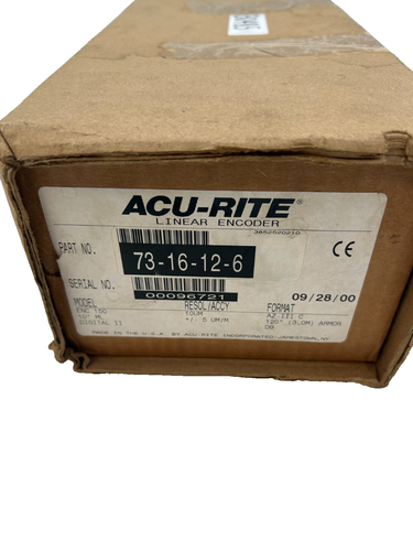 Acu-rite ENC 150 Glass Scale 42” Long, 73-16-12-6 | eBay