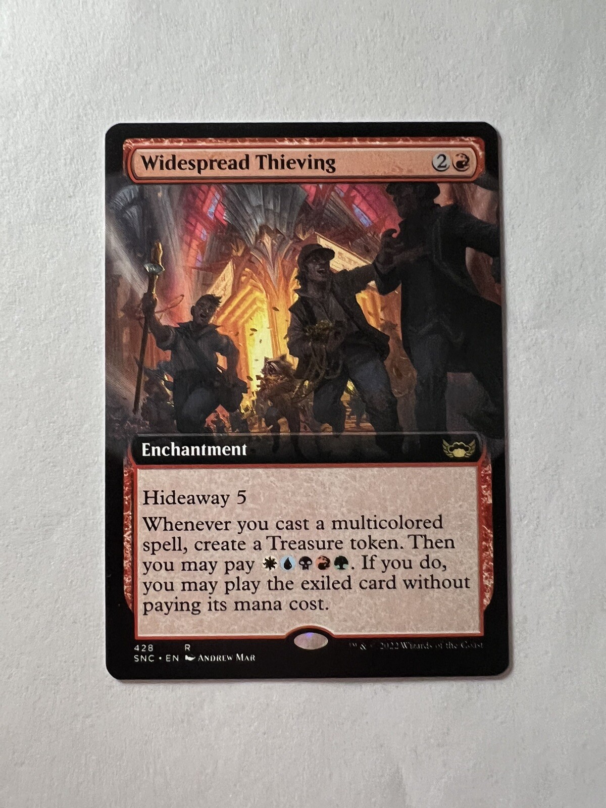 MTG Widespread Thieving Streets of New Capenna 428 Regular Rare | eBay