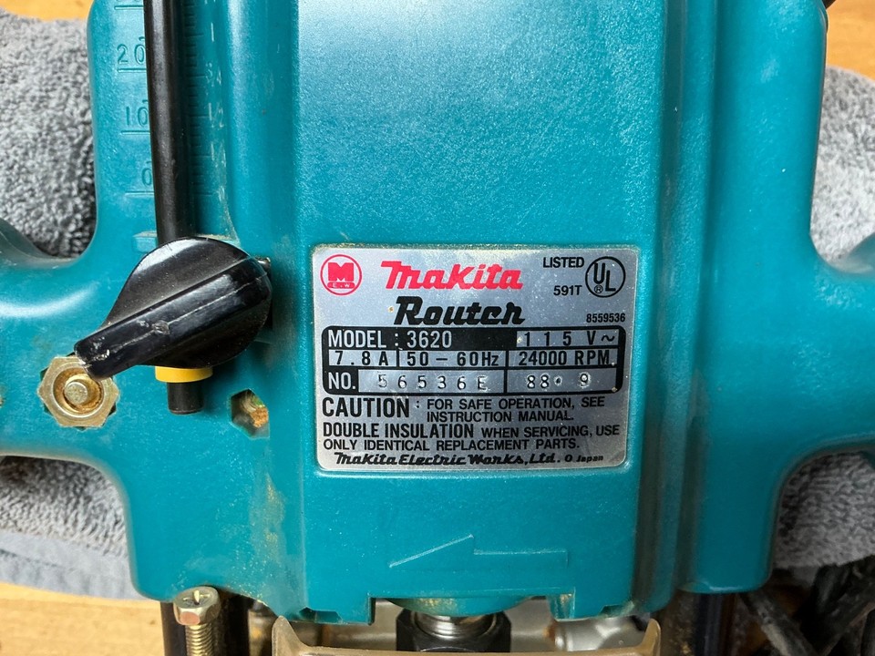 Makita Plunge Router Model 3620 w/Case. Works perfectly | eBay