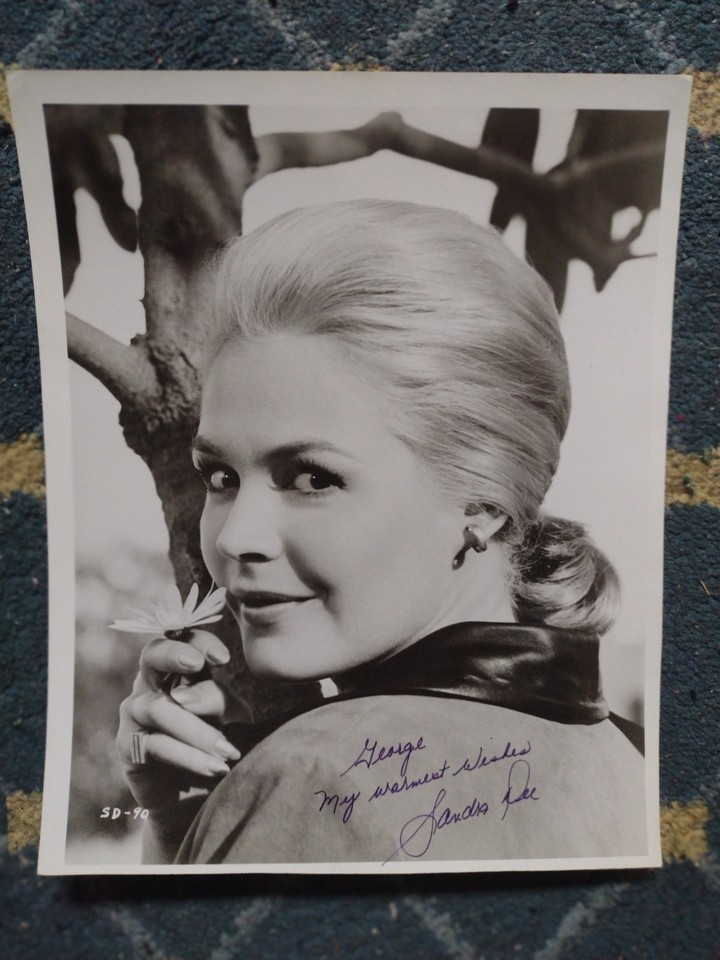 4 Autographed Photos Meg Ryan Olivia Hussey Stella Stevens Sandra Dee ...