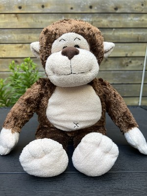 Build A Bear Smiley Monkey Brown Monkey Plush 18" Chimp Ape Stuffed ...