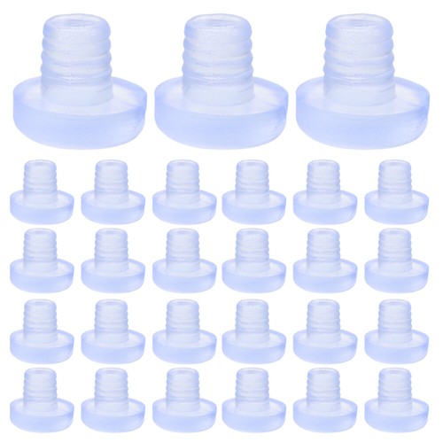 200 Pcs Office Chair Mat Furniture Edge Protector Clear Glass Table Top ...