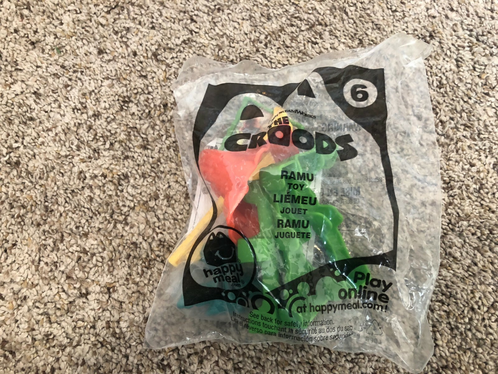 2013 McDonald’s Happy Meal Toy – The Croods Ramu #6 NIP | eBay