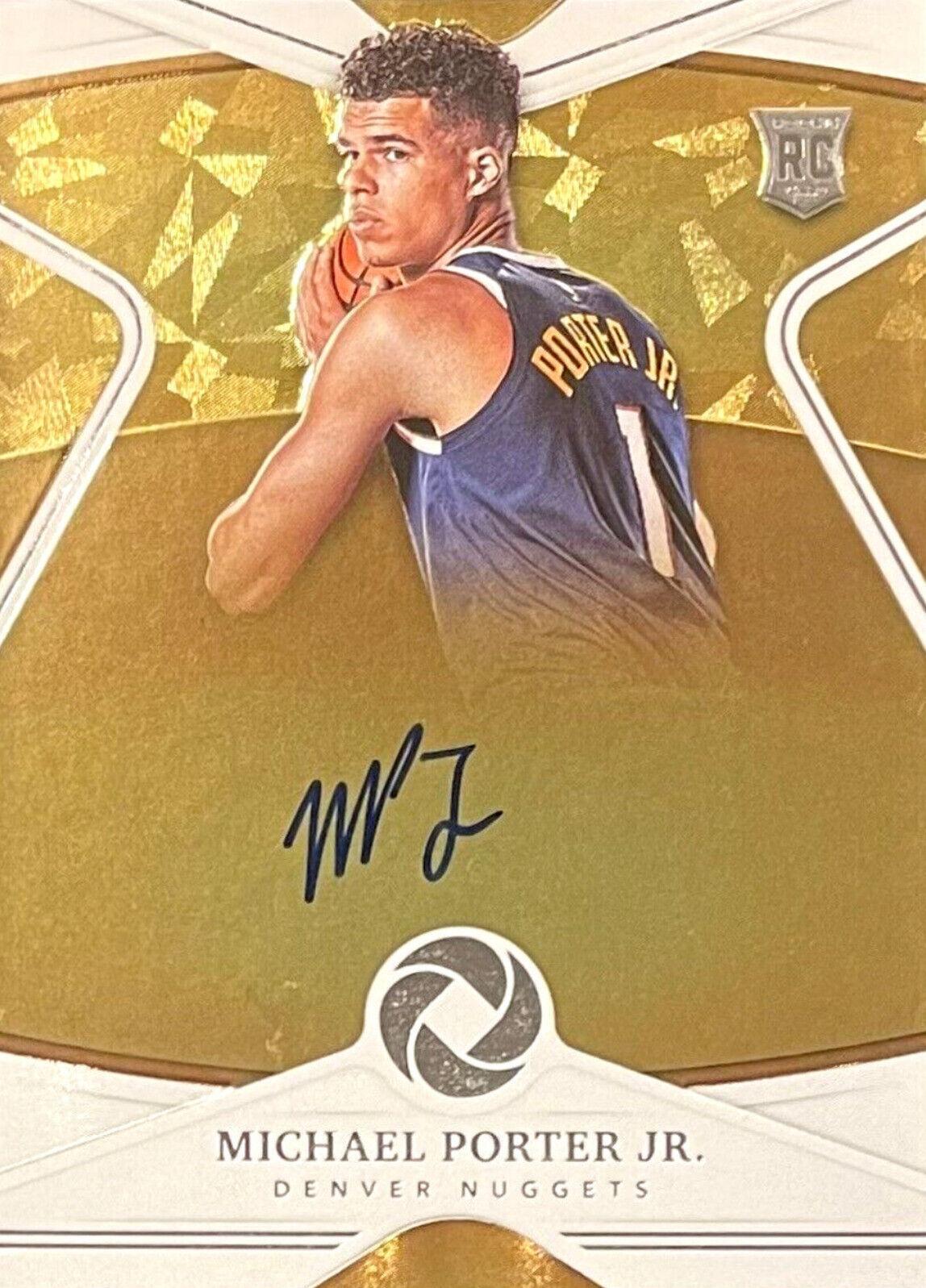 2018-19 Panini Opulence - Rookie Autograph Michael Porter Jr. #121 /99 ...