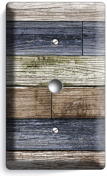 WEATHERED AGED GRAY COUNTRY RUSTIC WOOD STYLE LIGHT SWITCH OUTLET WALL ...
