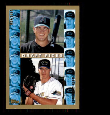 1998 Baseball Topps Jack Cust / Jason Standridge DPK, RC Arizona/Rays ...