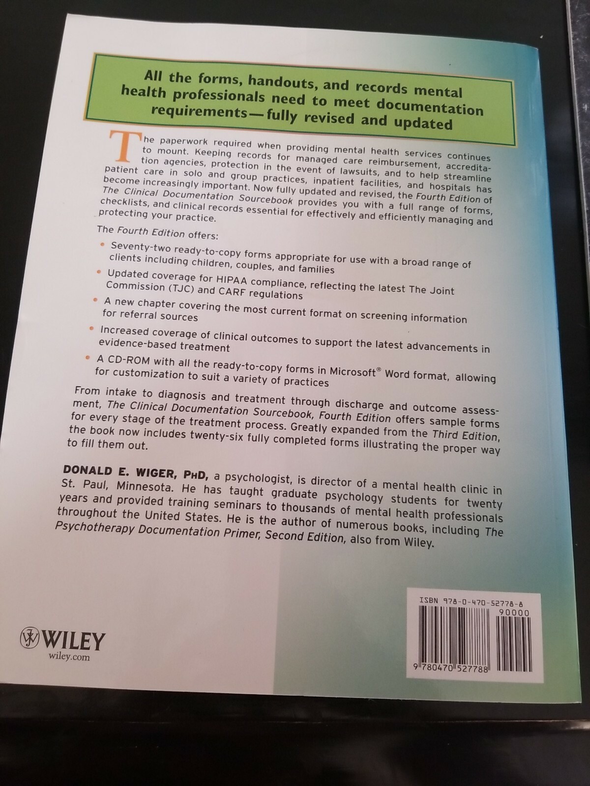 Clinical Documentation Sourcebook : The Complete Paperwork Resource for ...