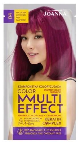 Joanna Multi Effect Keratin Complex Colour Shampoo Dye Sachet - Buy 2 ...