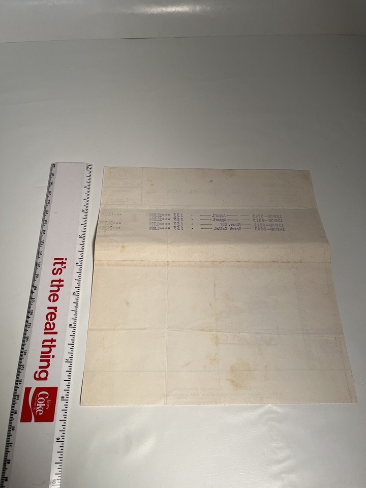 Vntg 1970 Grand Hotel Luna Receipt Piazza S Marco Venice Italy Stamp ...