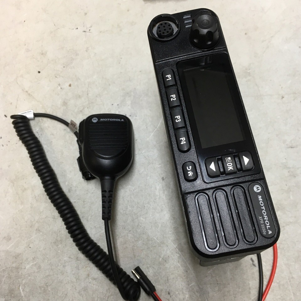 MOTOROLA XPR5550e VHF 136-174MHz 45w mobile radio AAM28JQN9WA1AN DMR ...