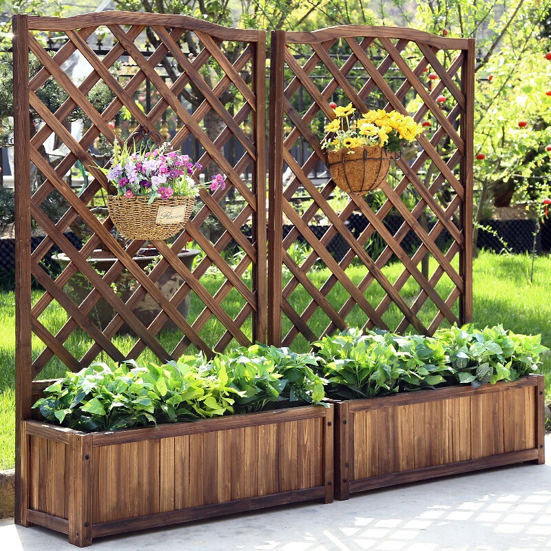 Planter Box With Trellis: A Beautiful Means To Privacy This, 46% OFF