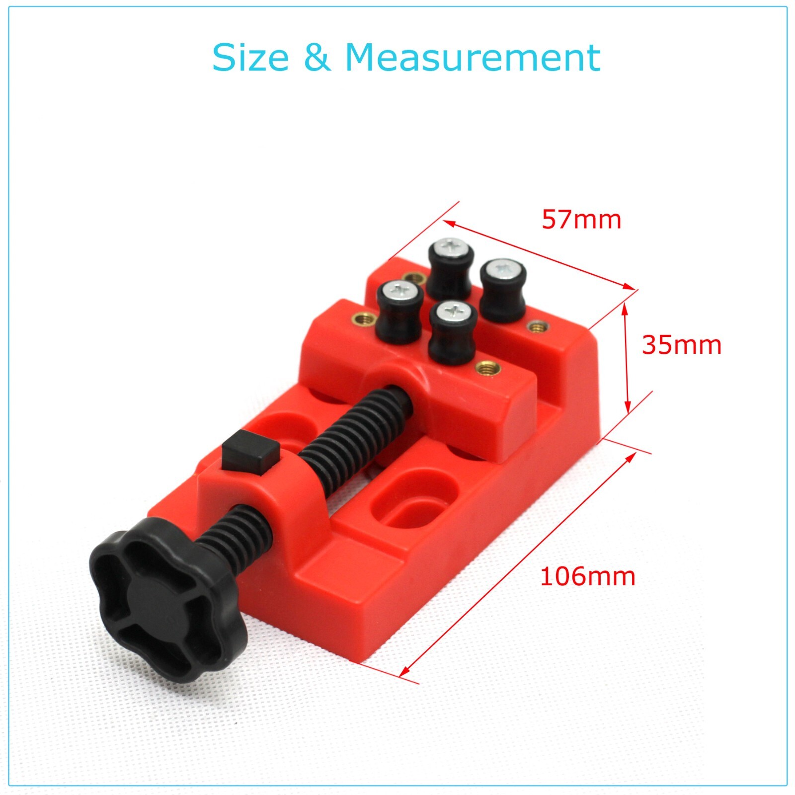The Mini Flat Clamp table Jaw Bench Drill Press Vice Opening Parallel ...
