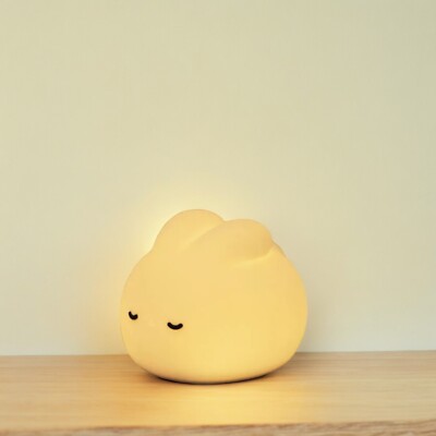 Night Light Bunny Touch Lights Cute Room Decor LED Dimming Atmosphere ...