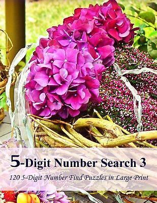 5-Digit Number Search 3 : 120 5-Digit Number Find Puzzles in Large ...