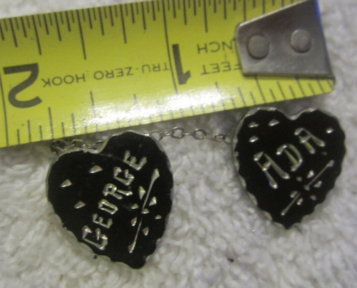 1 set WW2 WWII Sweetheart pins,George & Ada VTG military jewelry | eBay