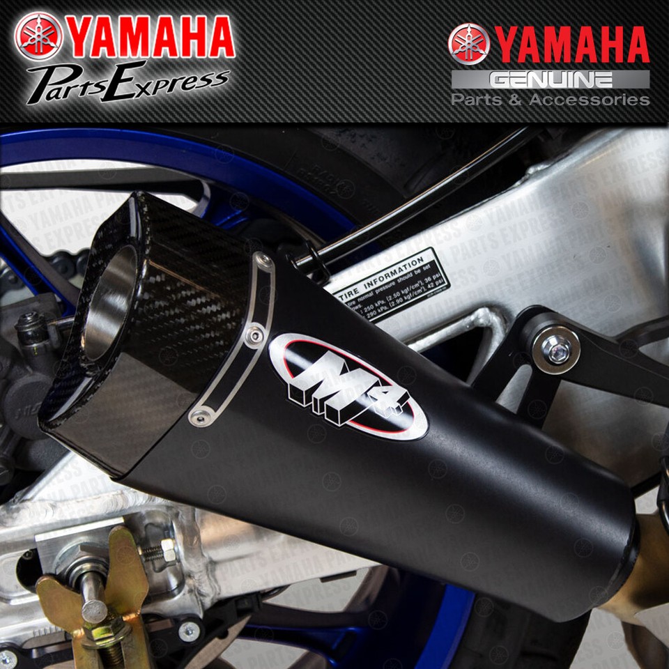 2015 - 2020 YAMAHA YZFR1 YZF R1 M4 BLACK RM1 SLIP ON EXHAUST MUFFLER ...