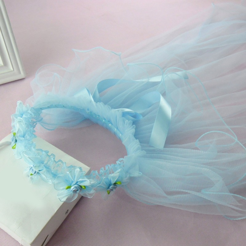 Ring Bearer Long Veil Girls Simple Engagement Party Wedding Veil for ...