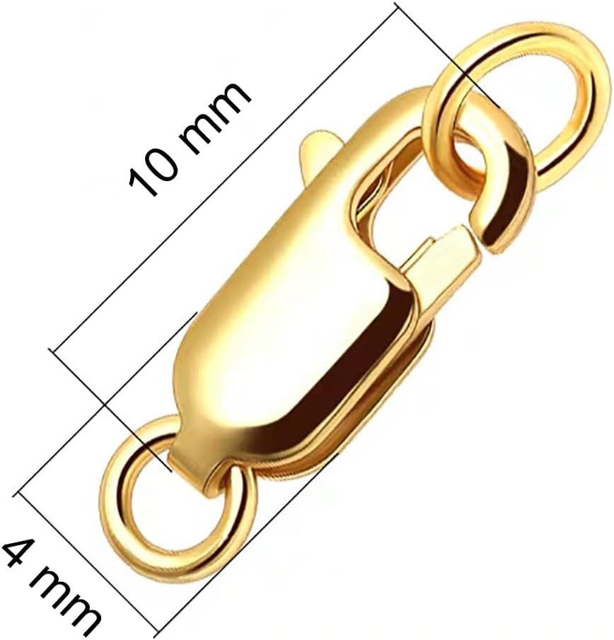 5Pcs 18k Gold Lobster Clasps - Stylish Jewelry Making Essentials for ...