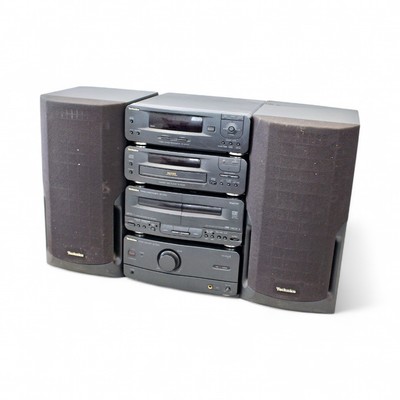 TECHNICS CH510 Series Stacking Hi-Fi System w/ 2 Speakers 6 ohms in ...