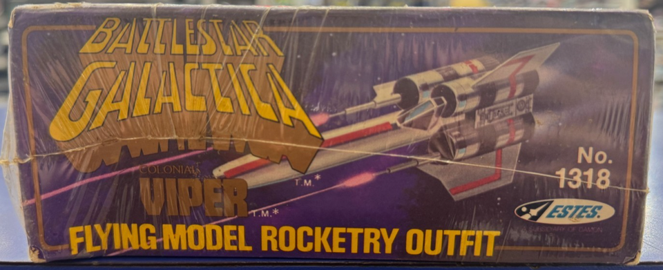 ESTES Battlestar Galactica Colonial Viper Kit #1318 Model Rocketry NOS ...