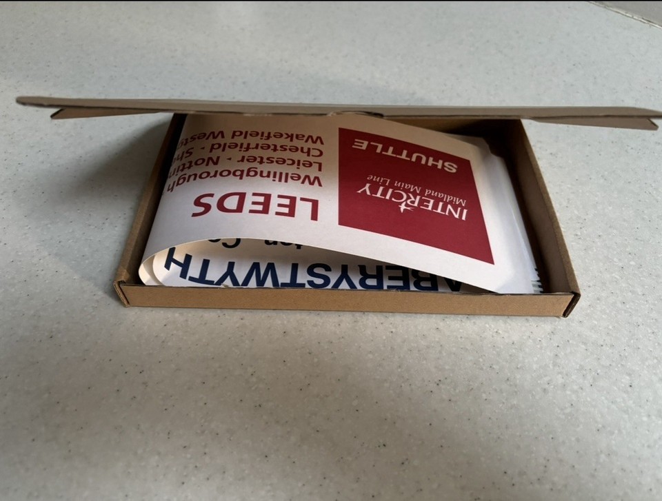 2x Regional Railways NW Express (Birmingham & Holyhead) Railway Window ...