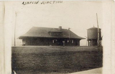 Real Photo Ashford Junction NY RR Depot Postcard 1911 | eBay