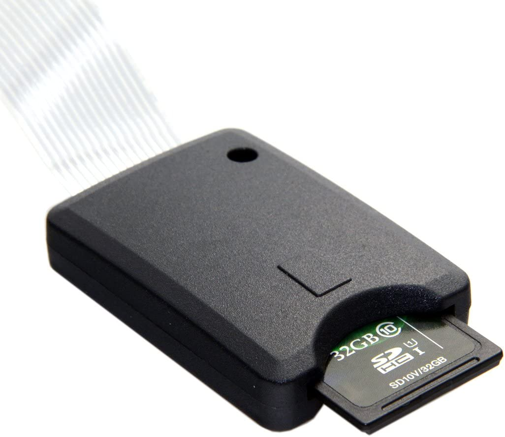 Standard SD SDHC Memory Card Kit Male to SD Female Extension Soft Flat ...