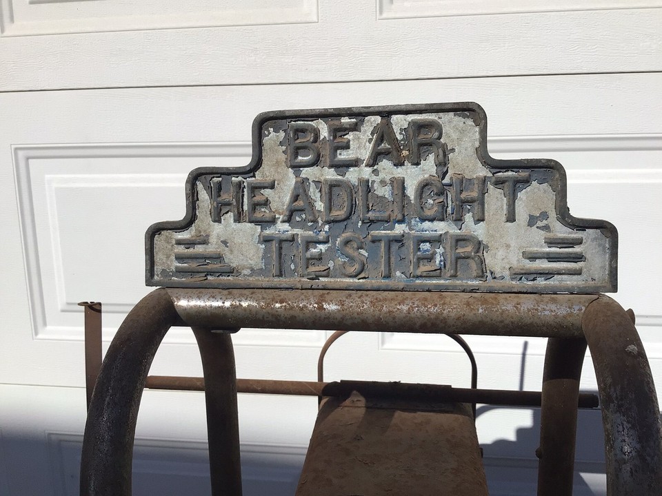 BEAR HEADLIGHT TESTER MODEL 555 VINTAGE AUTOMOTIVE TOOL | eBay
