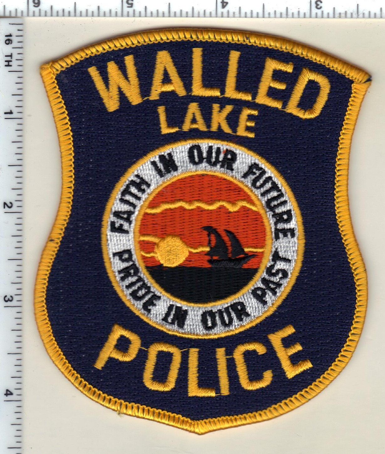 Walled Lake Police (Michigan) Shoulder Patch - new from 1991 | eBay