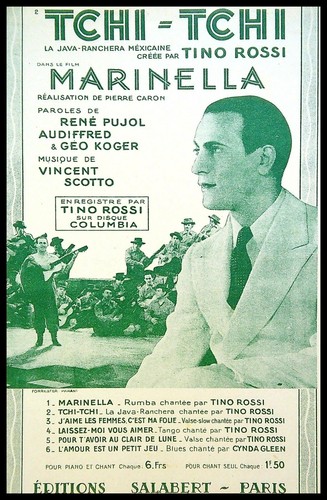 Old Partition, Tchi-Tchi - Marinella - Tino Rossi - V.Scotto - Ed Salabert | eBay