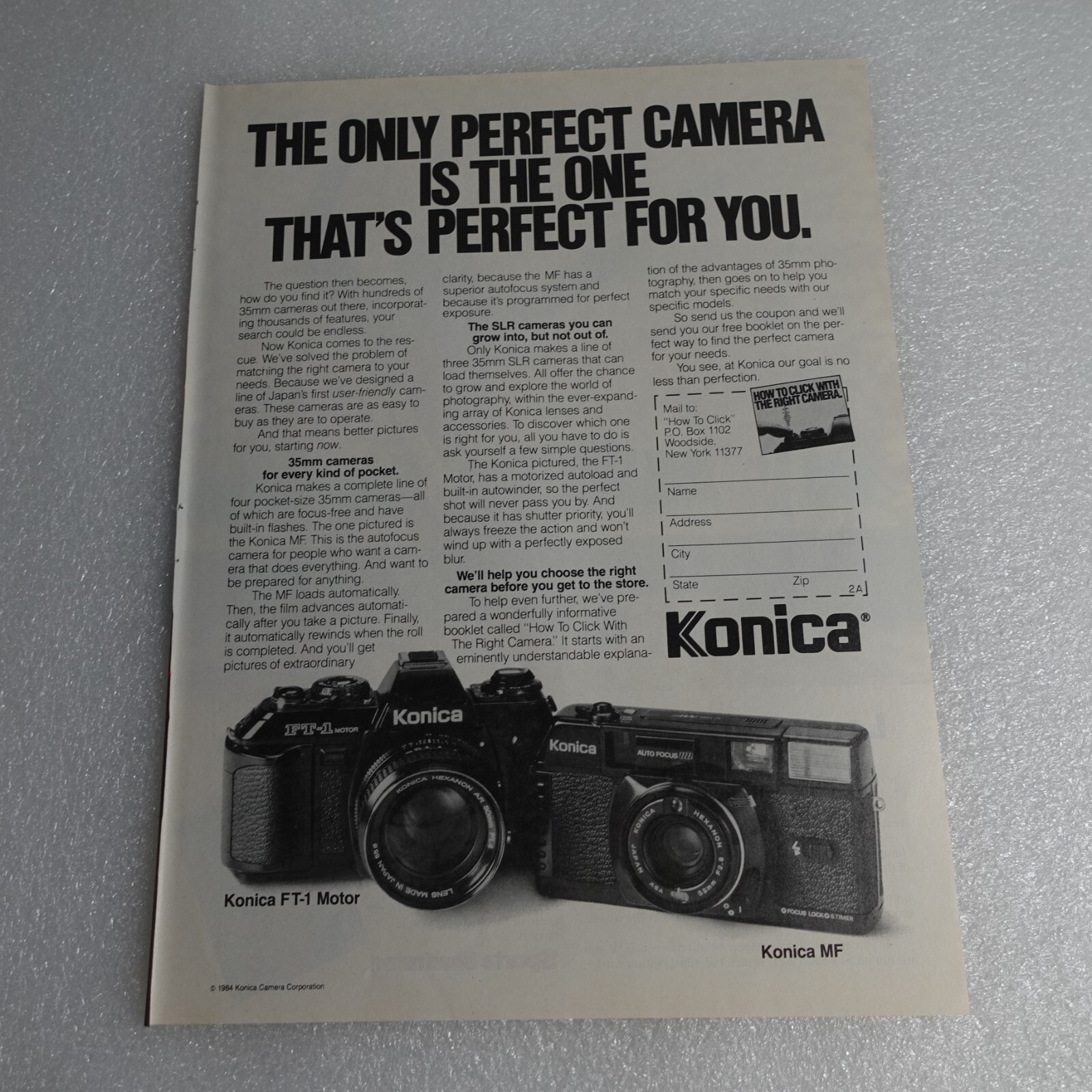Vintage Print Ad Konica Camera Sports Illustrated Jun 11, 1984 | eBay