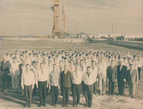 Mercury-Atlas 6 Cape Canaveral Launch Crew RARE 1962 - Original NASA ...