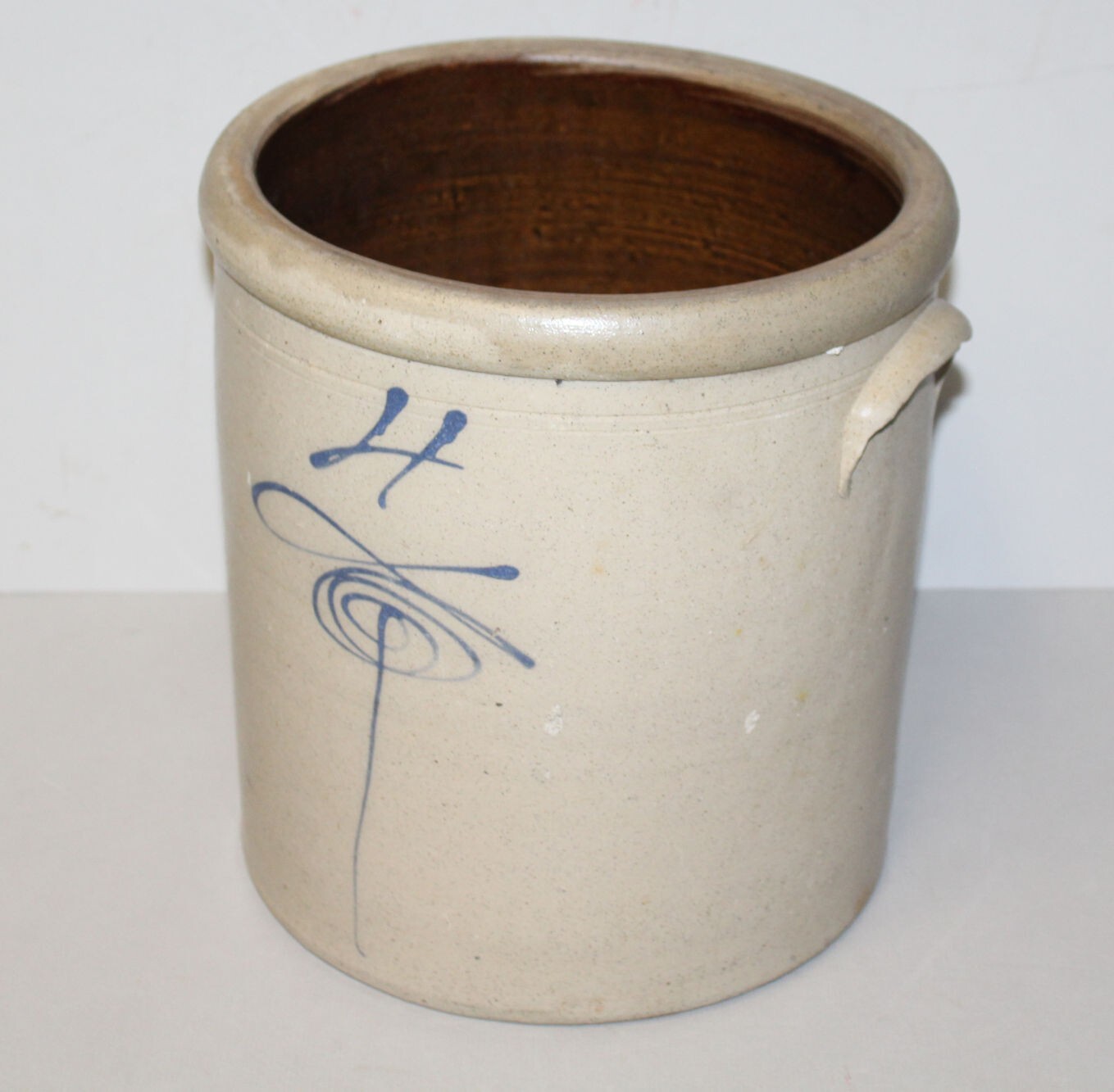 Antique 4 gallon Salt Glaze Stoneware Crock – Bee Sting Design | eBay