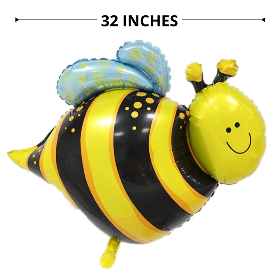 32" Honey Bee Balloon - Farm Animal Party Balloons - Birthday - Bumble ...
