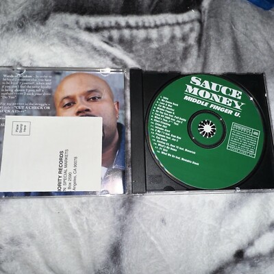 Middle Finger U. by Sauce Money CD Priority Gangsta Rap Mr. Rupture ...