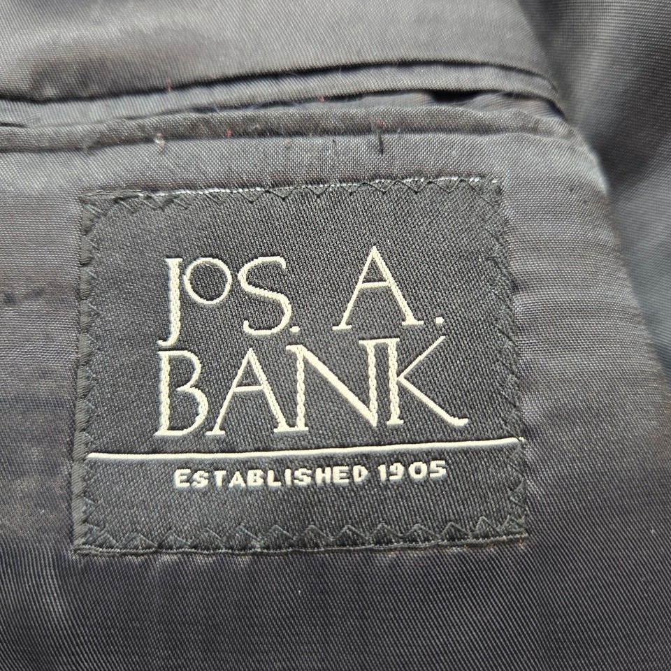 Jos. Bank Men's Blazer 43L 43 L Long Blue Suit Coat 2 Button Sport Jacket | eBay