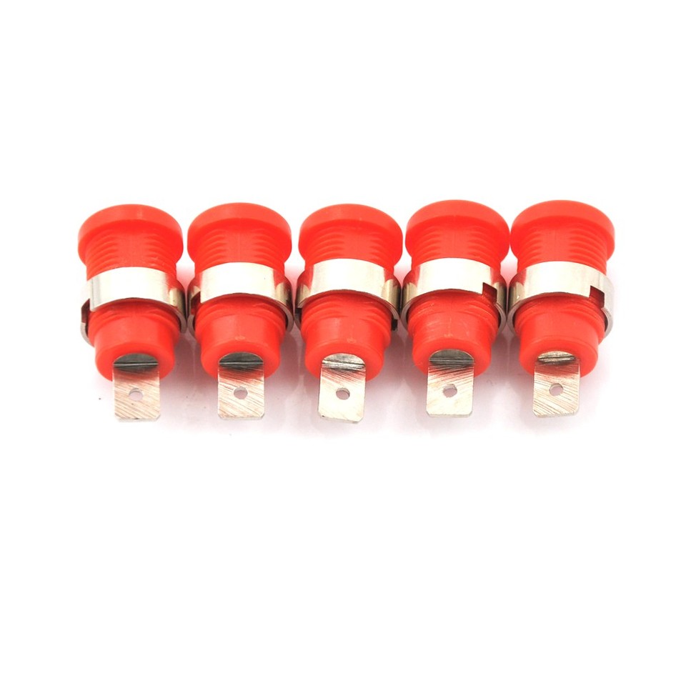 10Pcs Banana 4mm Female Jack Socket Panel Mount Binding Post Connecto ...