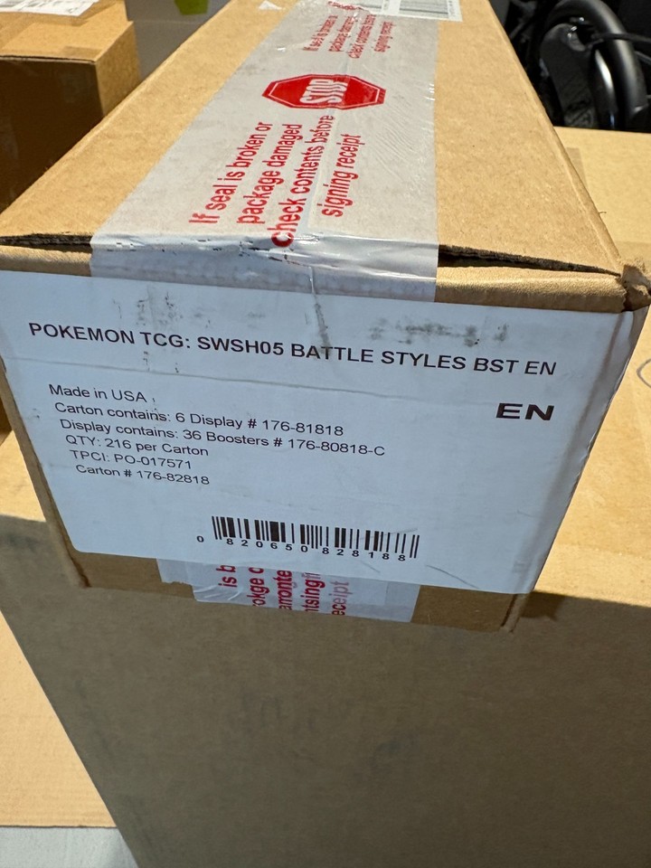Pokemon TCG Battle Styles Booster Box SEALED CASE (6 BOXES) | eBay ...