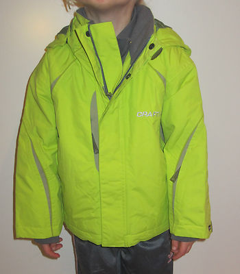 CRAFT RIFT JUNIOR JACKET [GR 98] SKIJACKE OUTDOOR-JACKE VENT AIR GRÜN ...