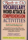 Ready-To-Use Vocabulary, Word Analysis & Comprehension Activities ...