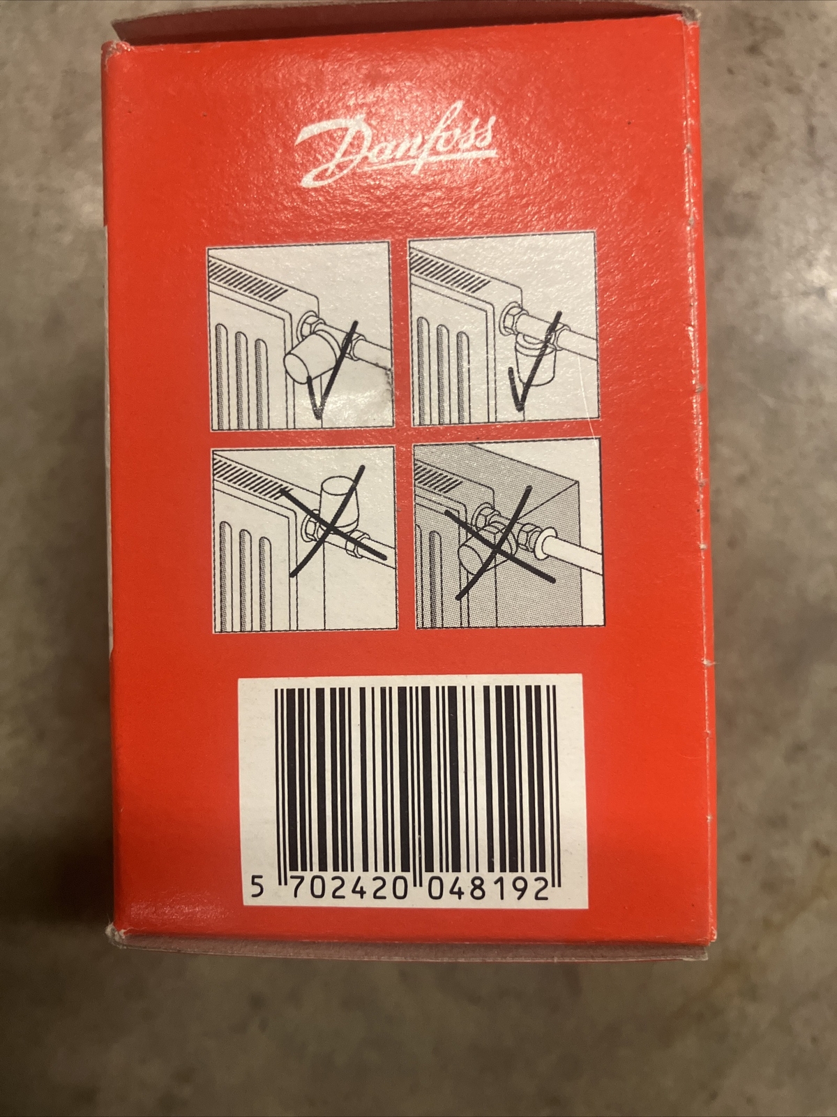 Danfoss 013G-8250 Thermostatic Operator Valve Mounted Sensor for sale ...