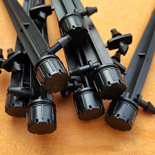 30 Pcs Drip Irrigation Launcher 360 Degree Adjustable With Stakes ...