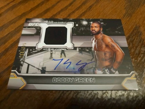 2016 Topps UFC Knockout Autograph Relic Card #166/325 Bobby Green #KAR ...
