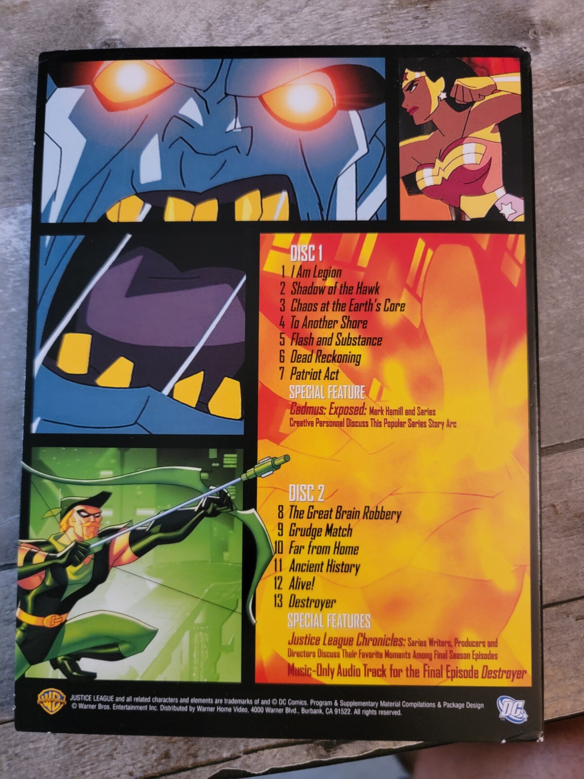 Justice League Unlimited Season 2 DVD - DC Comics Classic Collection | eBay