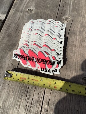 Vintage Progressive Suspension Sticker Quantity 1 | eBay