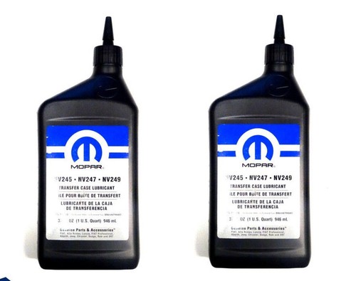2X OE MOPAR TRANSFER CASE LUBRICANT NV245 NV247 NV249 FOR JEEP CHRYSLER ...