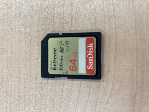 SanDisk Extreme 150MB/s 64GB SD Card | eBay