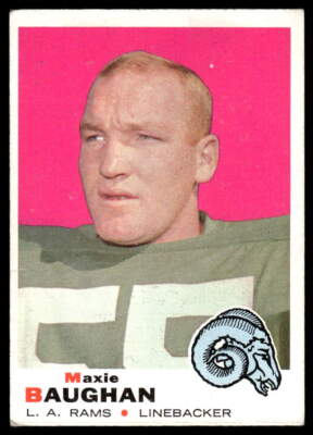 1969 Topps Maxie Baughan #169 Los Angeles Rams Football Card | eBay